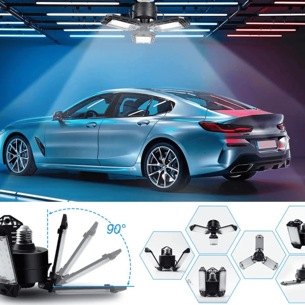 Lampe de Garage Orientable Ultra-Lumineuse - Jardioui