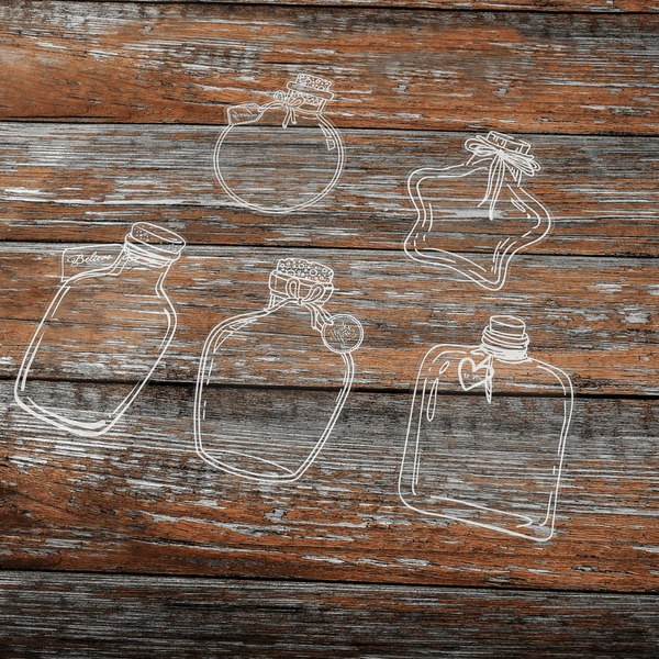 Marque-pages Transparents Floraux Artistiques (Lot de 20 + 10 Offerts) - Jardioui